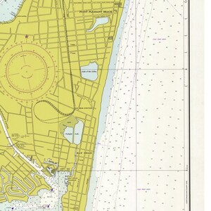 Manasquan River and Bay Head Harbor - 1972 Nautical Map - New Jersey ...