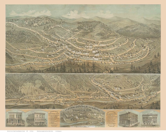 Black Hawk Colorado Map