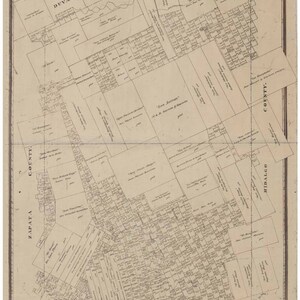 Starr County, Texas 1900 Old Wall Map Reprint With Land Owners Names ...