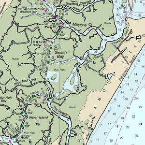 Chincoteague Inlet to Great Machipongo Inlet-2014 Nautical Map Reprint ...