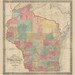 Mahaska County Iowa 1871 Old Wall Map With Landowner Names - Etsy