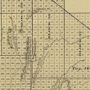 Jeff Davis County, Texas - 1888 - Old Wall Map Reprint With Land Owners ...