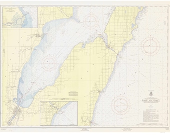 Lower Green Bay Map - Etsy