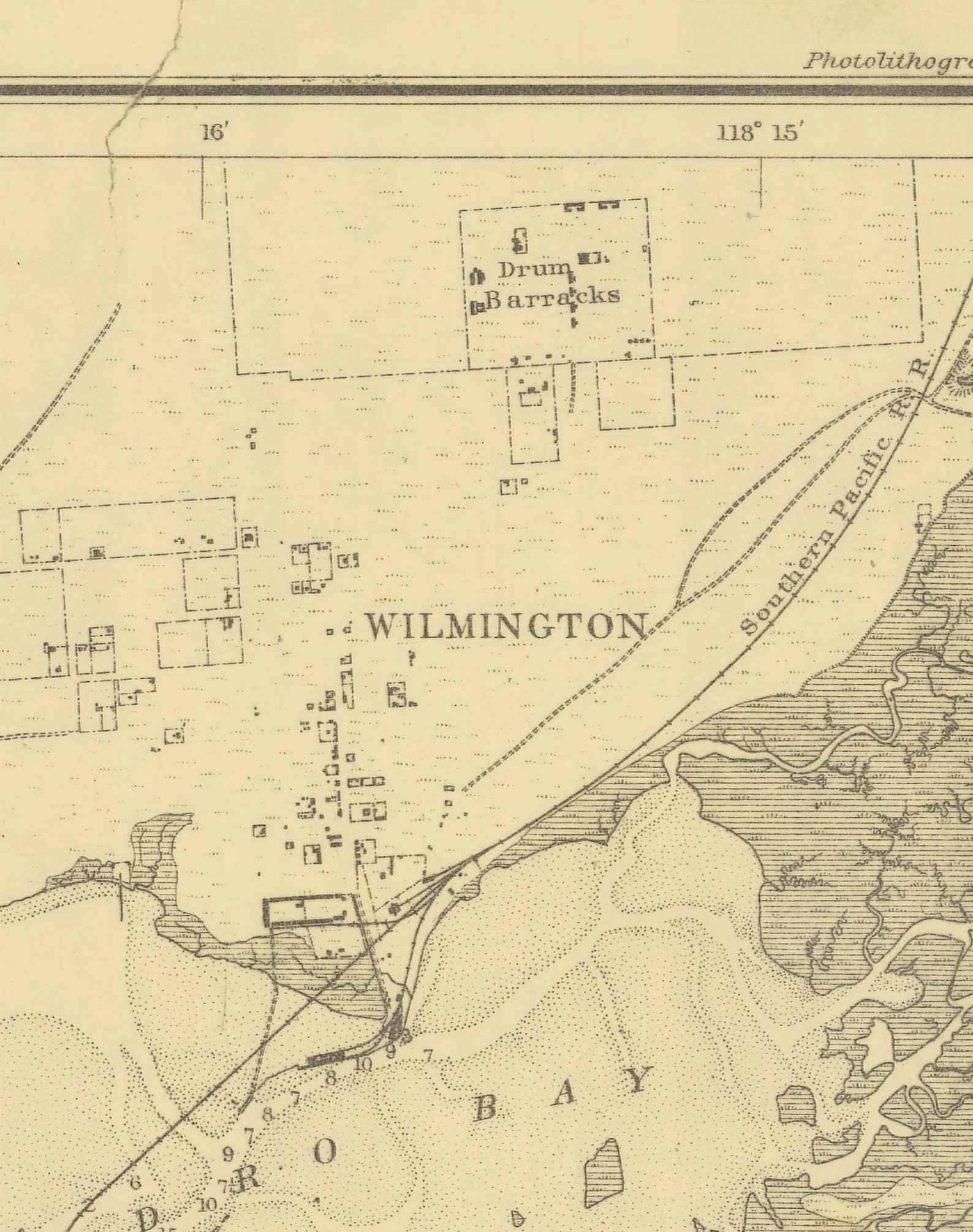 San Pedro Harbor 1883 Nautical Map Port of Los Angeles PC - Etsy