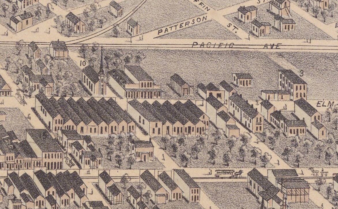 Dallas, Texas - 1872 - Birds Eye View Reprint - Etsy