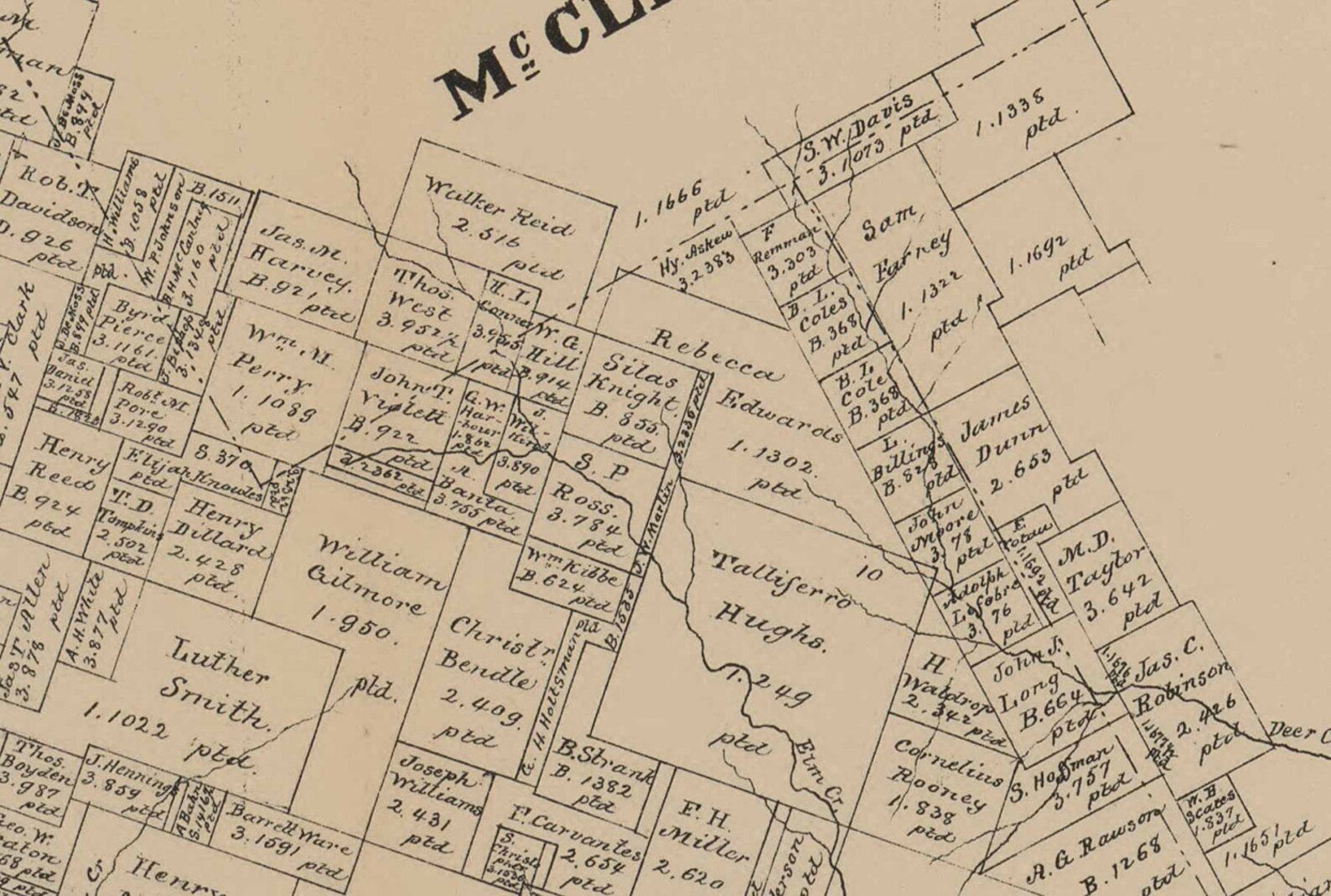Bell County Texas 1879 Old Wall Map Reprint With Land - Etsy
