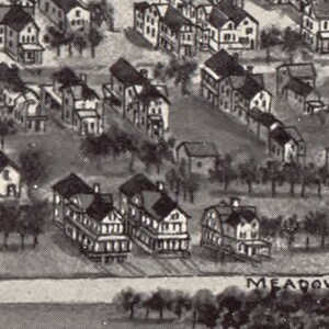 Branford Connecticut 1905 Birds Eye View CT Reprint - Etsy