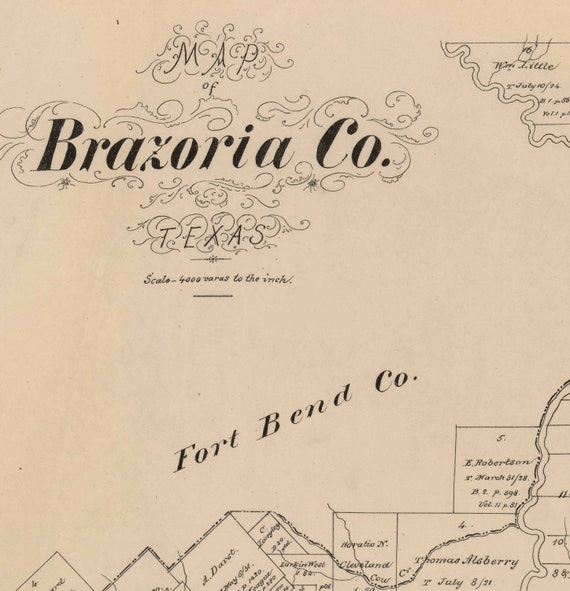Brazoria County Plat Maps