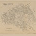 Falmouth, Maine 1857 Old Town Map With Homeowner Names Custom Reprint ...