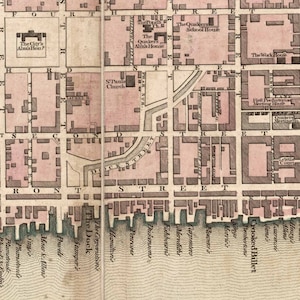 Philadelphia 1776 - Old Map Reprint - Easburn - Pennsylvania Cities - Etsy