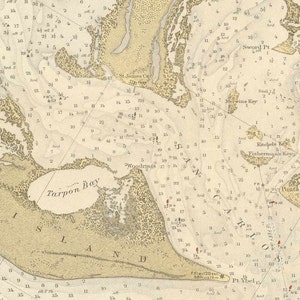 San Carlos Bay to Lemon Bay Including Charlotte Harbor - 1918 Nautical ...