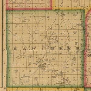 Morgan County Missouri 1880 - Old Wall Map With Landowner & Homeowner ...