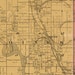 Mahaska County Iowa 1884 Old Wall Map With Landowner Names Farm Lines ...