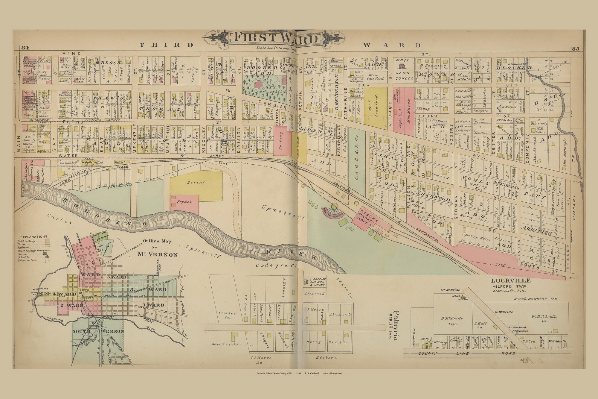 Knox County Ohio Map