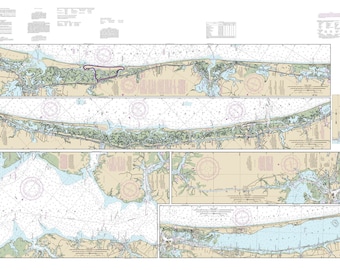 Neuse River Nautical Chart - Etsy