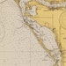 Lemon Bay to Passage Key Inlet 1930 Nautical Map Sarasota Venice Anna ...