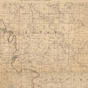 Cedar County Missouri 1879 - Old Wall Map With Landowner & Homeowner ...