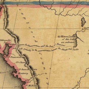 The United States of America 1820 Map - USA Map Reprint Morse - Etsy