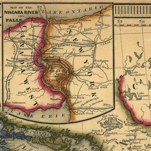 The United States of America 1851 Railroads Map - USA Map RR Reprint ...