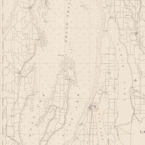 Grand Traverse Bay to Little Traverse Bay - 1947 Lake Michigan ...