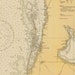 Tampa Bay to St Joseph Sound 1928 Nautical Map Tarpon Springs St ...