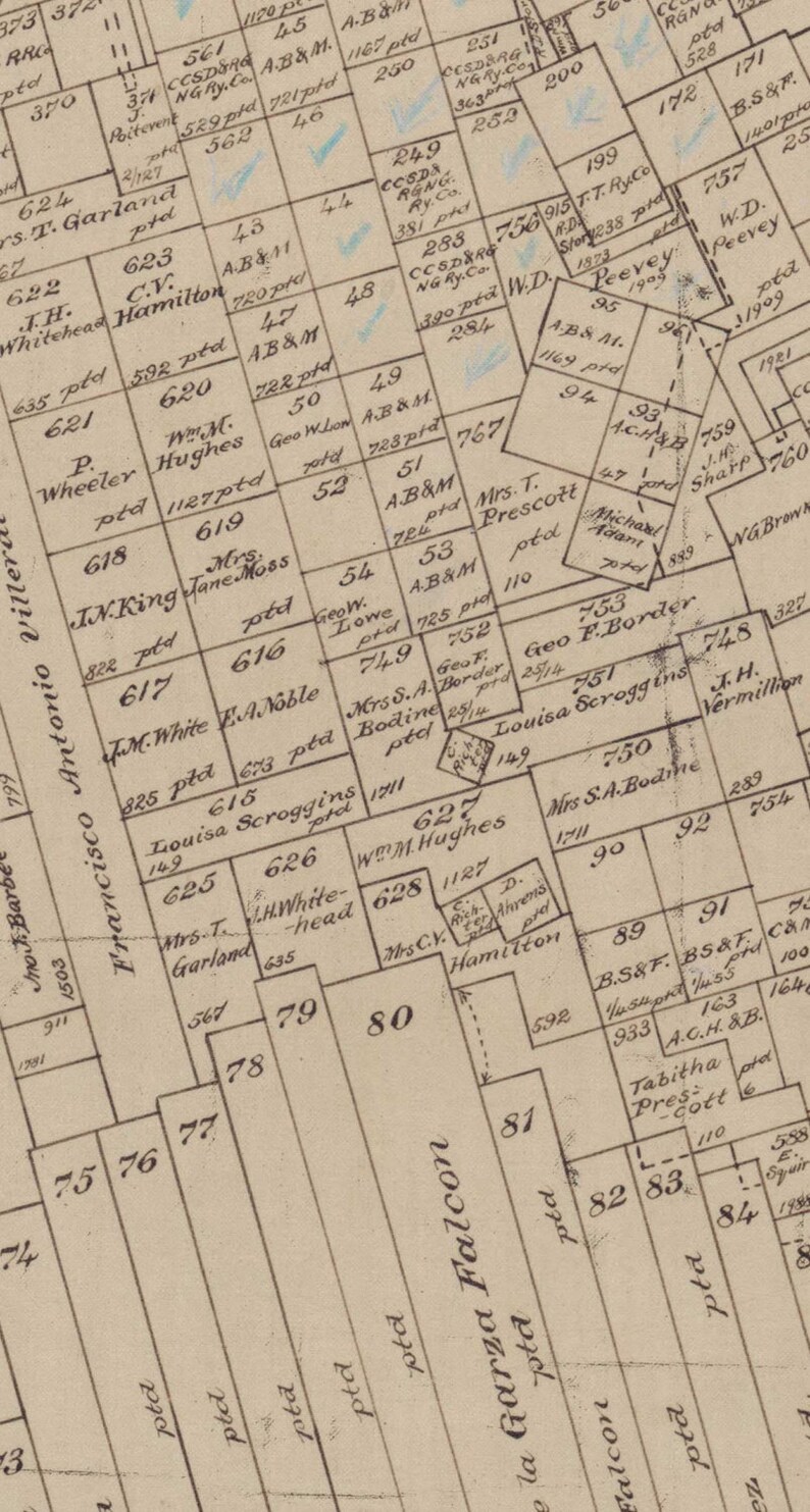 Starr County Texas 1900 Old Wall Map Reprint With Land - Etsy Ireland