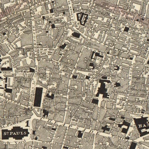London England 1826 Greenwood Old Map Reprint - Etsy