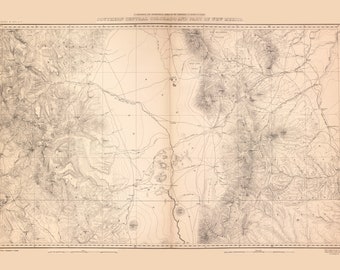 Antique Map Hayden - Etsy