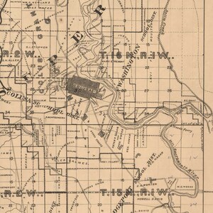 Colusa County California 1885 - Old Wall Map Reprint With Landowner ...