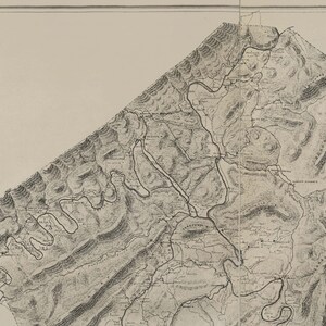 Botetourt County Virginia 1864 - Old Wall Map With Homeowner Names ...
