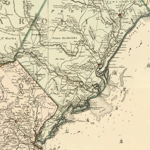 North & South Carolina 1775 State Map - Henry Mouzon - Reprint State - Etsy