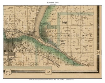 Old Map Prescott - Etsy