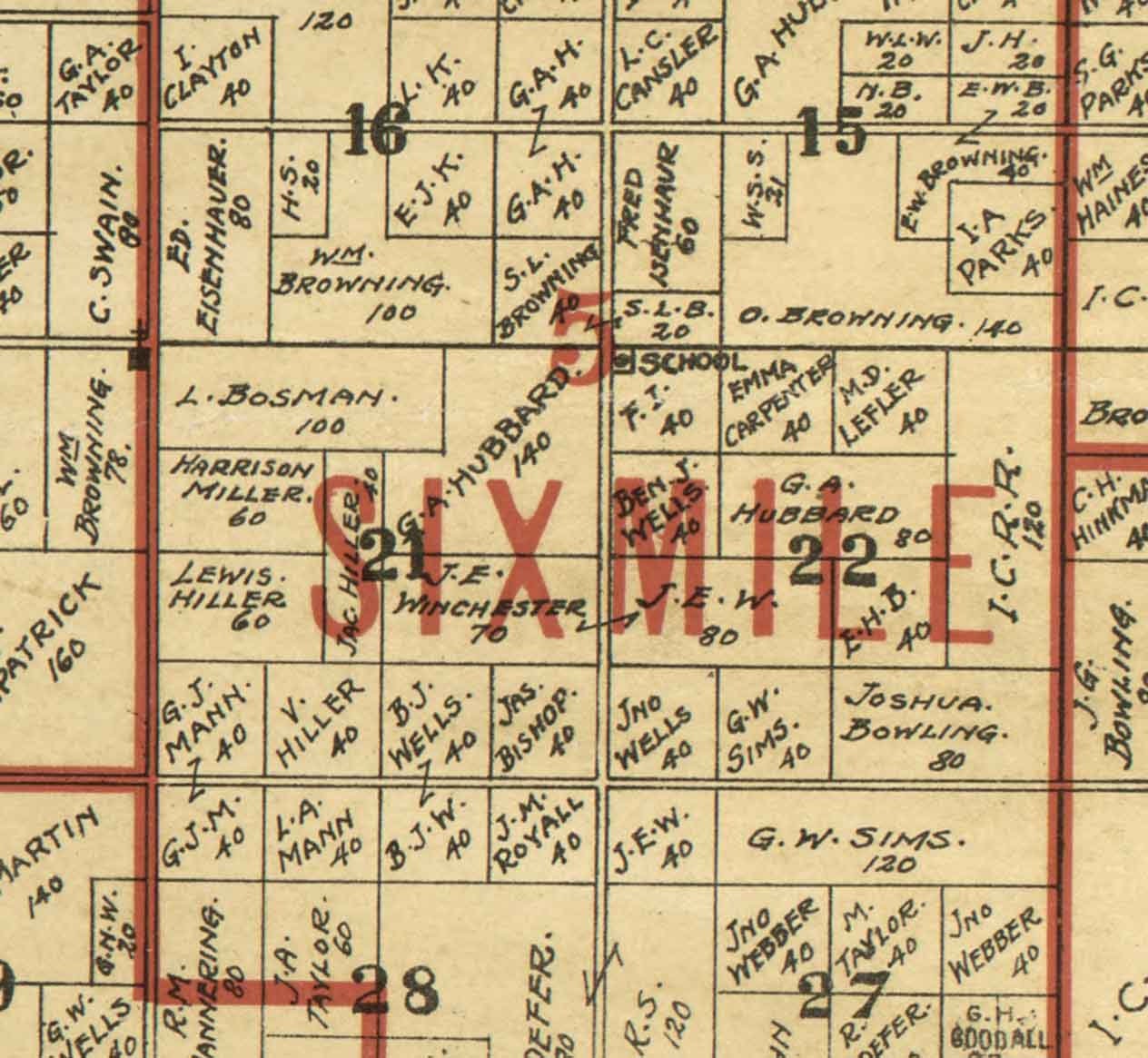 Franklin County Illinois 1900 Old Wall Map Reprint with | Etsy