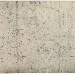 Princess Ann County Virginia 1780 Old Wall Map With Homeowner Names ...