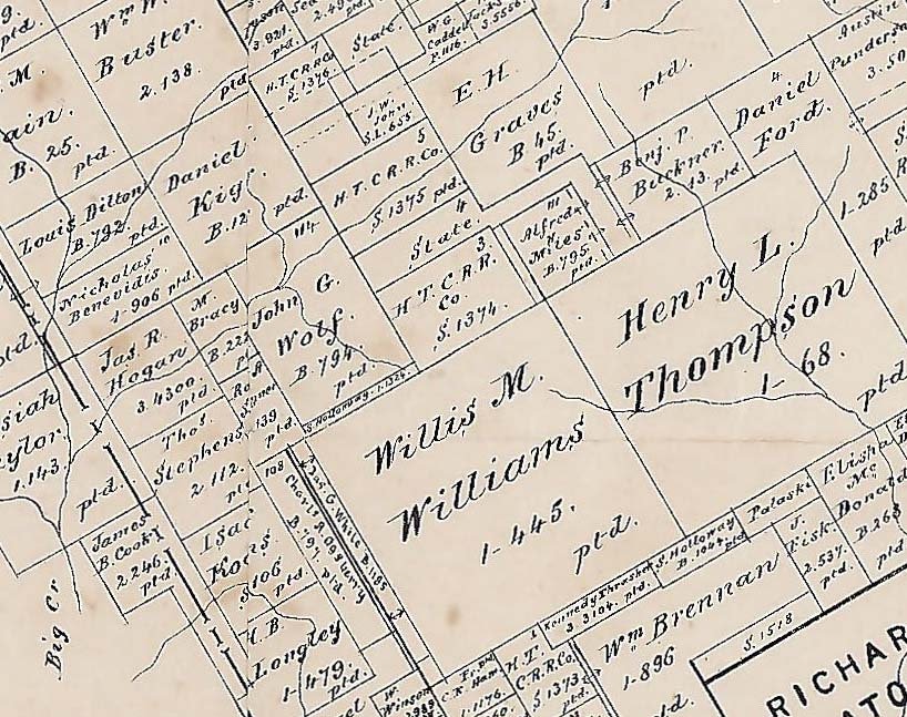 Limestone County Texas 1877 Old Wall Map With Lot Lines - Etsy