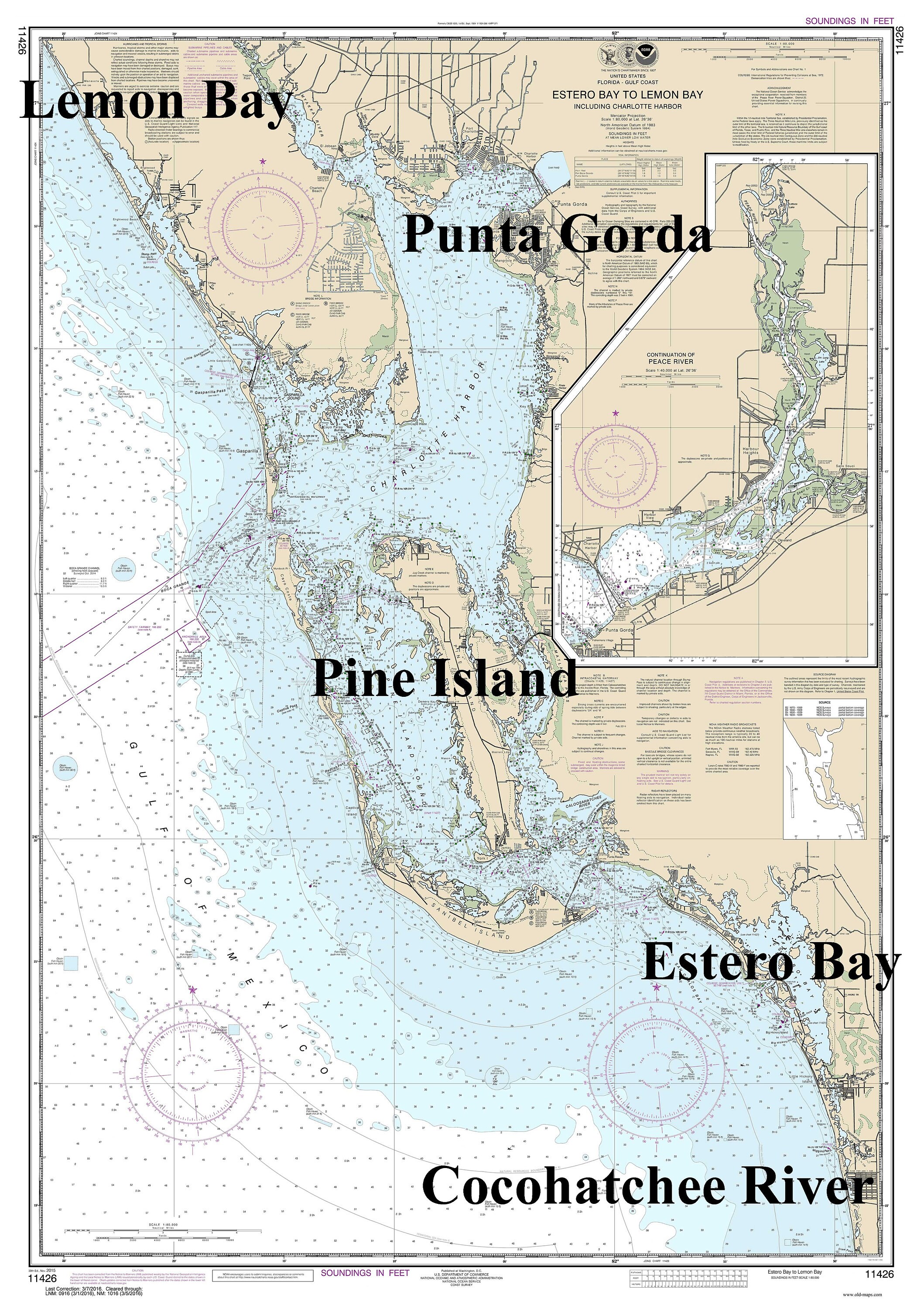 Lemon Bay Florida Map Lemon Bay, North End, Near Alligator Creek,