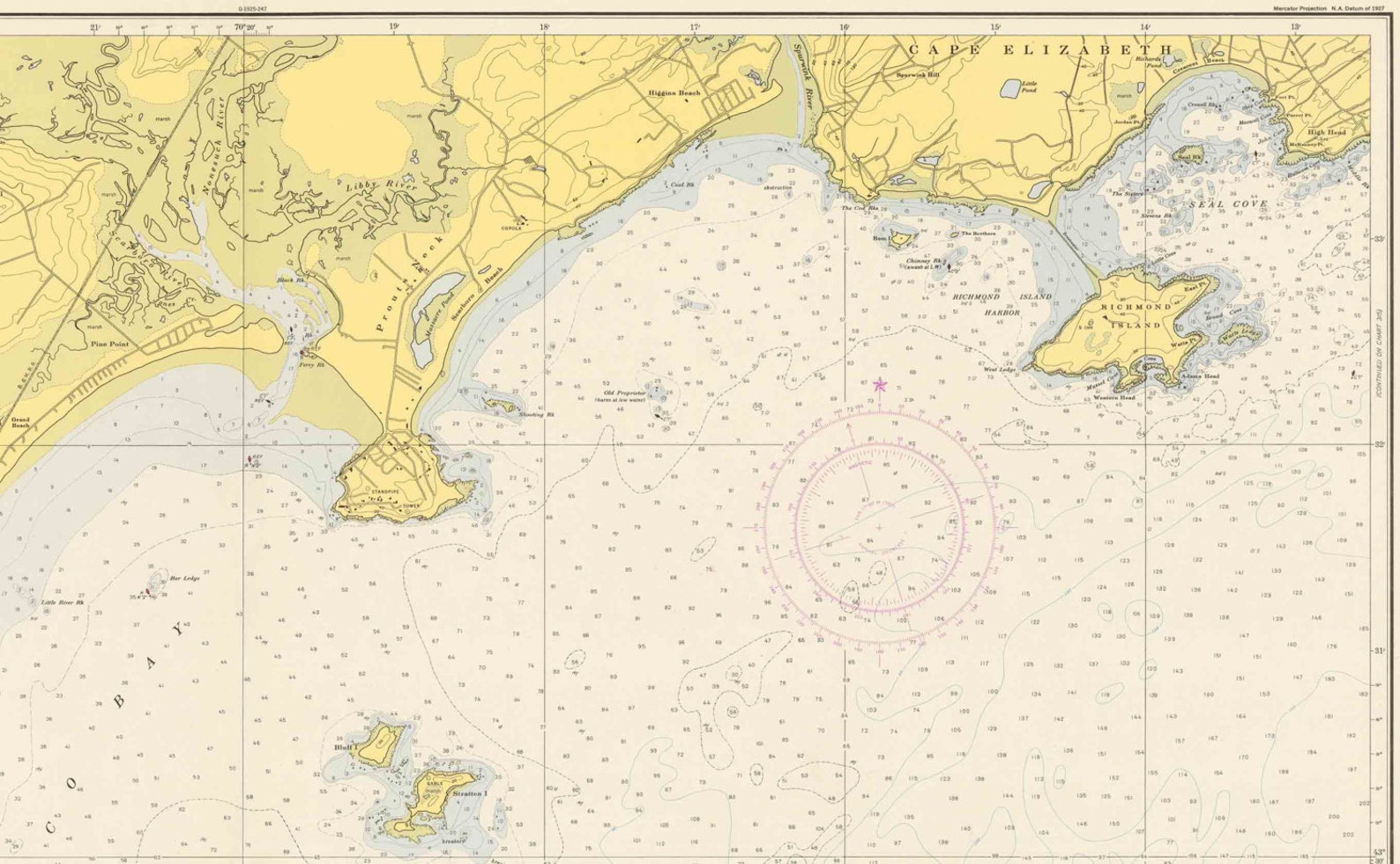 Saco Bay and Vicinity Biddeford Higgins & Old Orchard Beach - Etsy