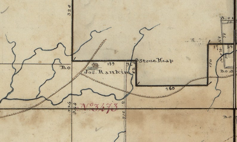 Armstrong County Pa 1800 Old Map Landowner Names Genealogy Etsy