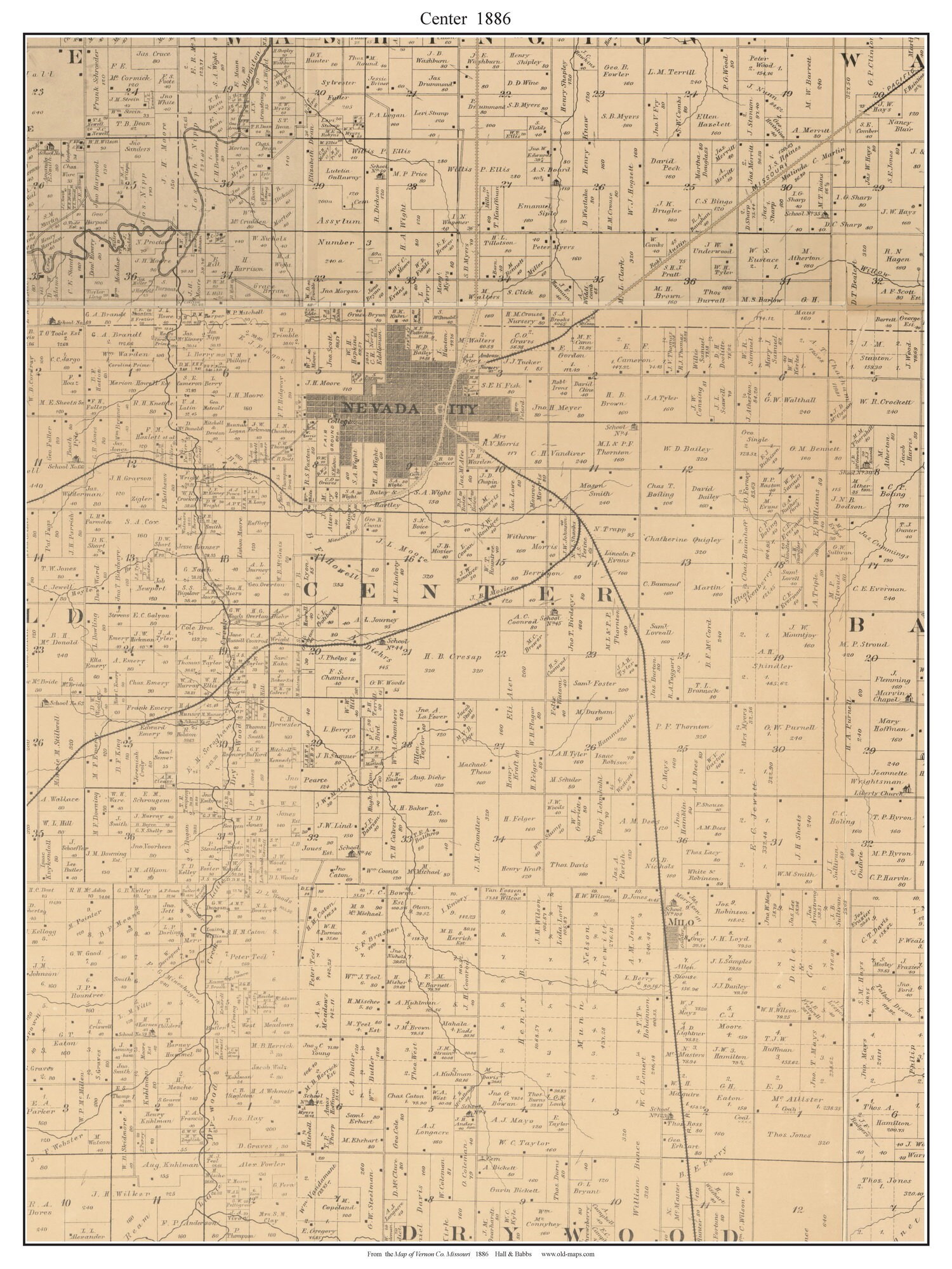 Vernon Center St Map
