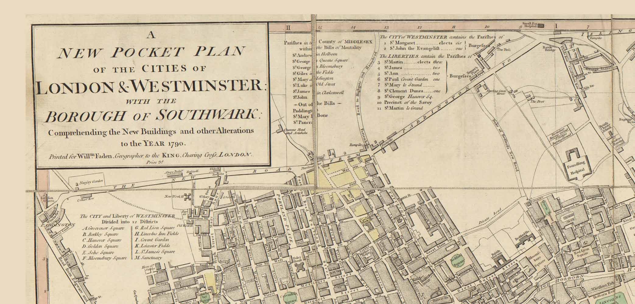 London England 1790 Old Map Reprint - Etsy