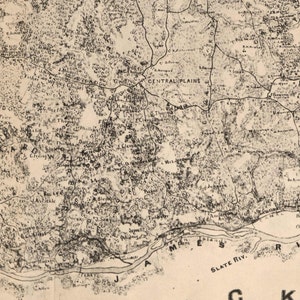 Fluvanna County Virginia 1863 Old Wall Map With Homeowner Names Reprint ...