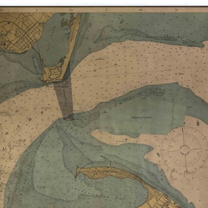 Hampton Roads - 1915 Nautical Map - Virginia Harbors - 400 Reprint - Etsy