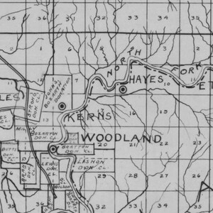 Cowlitz County - Washington - 1897 Land Owners Names Old Map Reprint - Etsy