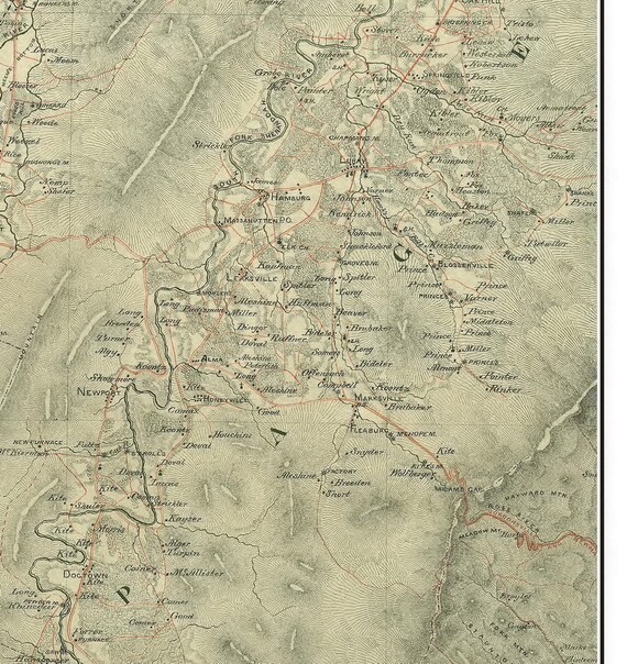 Old Maps Of Rockingham County