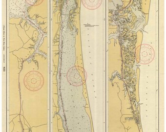 Neuse River Nautical Chart - Etsy