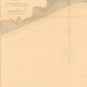 Sabine Pass Westward to High Islands 1909 Nautical Old Map - Etsy