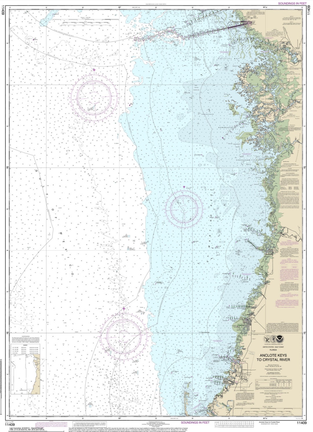 Anclote Keys to Crystal River 2014 Chassahowitzka Bay Indian Bay ...