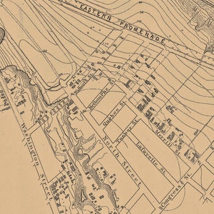 Munjoy Hill, Portland Harbor, Pomroy's Rock, Curtis Ship Yard Maine ...