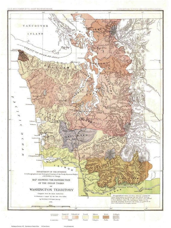 Washington Indian Reservations Map