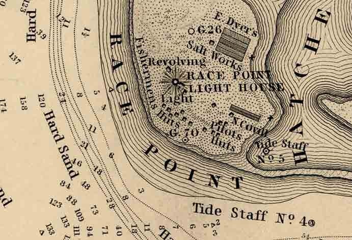 Provincetown and Truro 1836 Map of the Extremity of Cape | Etsy